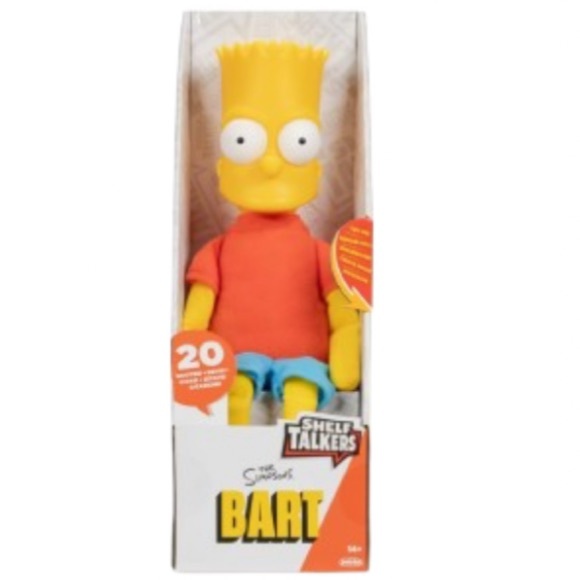 Jakks | Toys | New Jakks Shelf Talkers Plush Bart Simpson | Poshmark